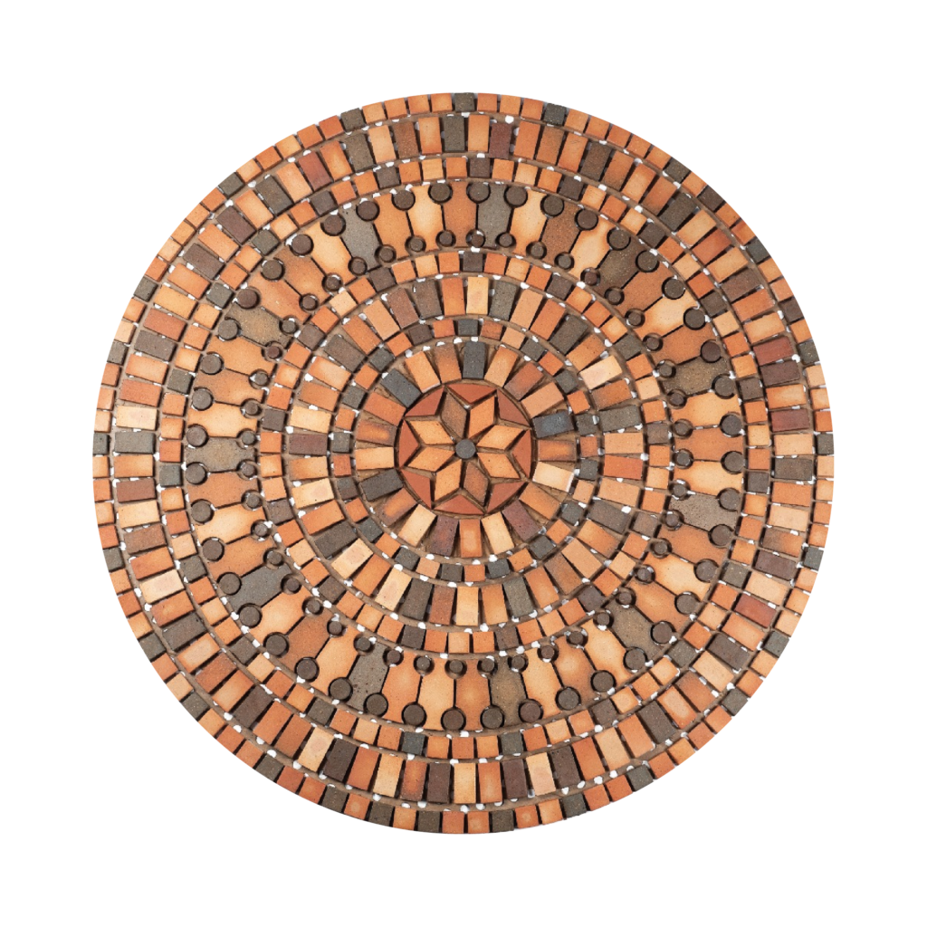 Rosetón en Gres Lirio 100 - Colgres