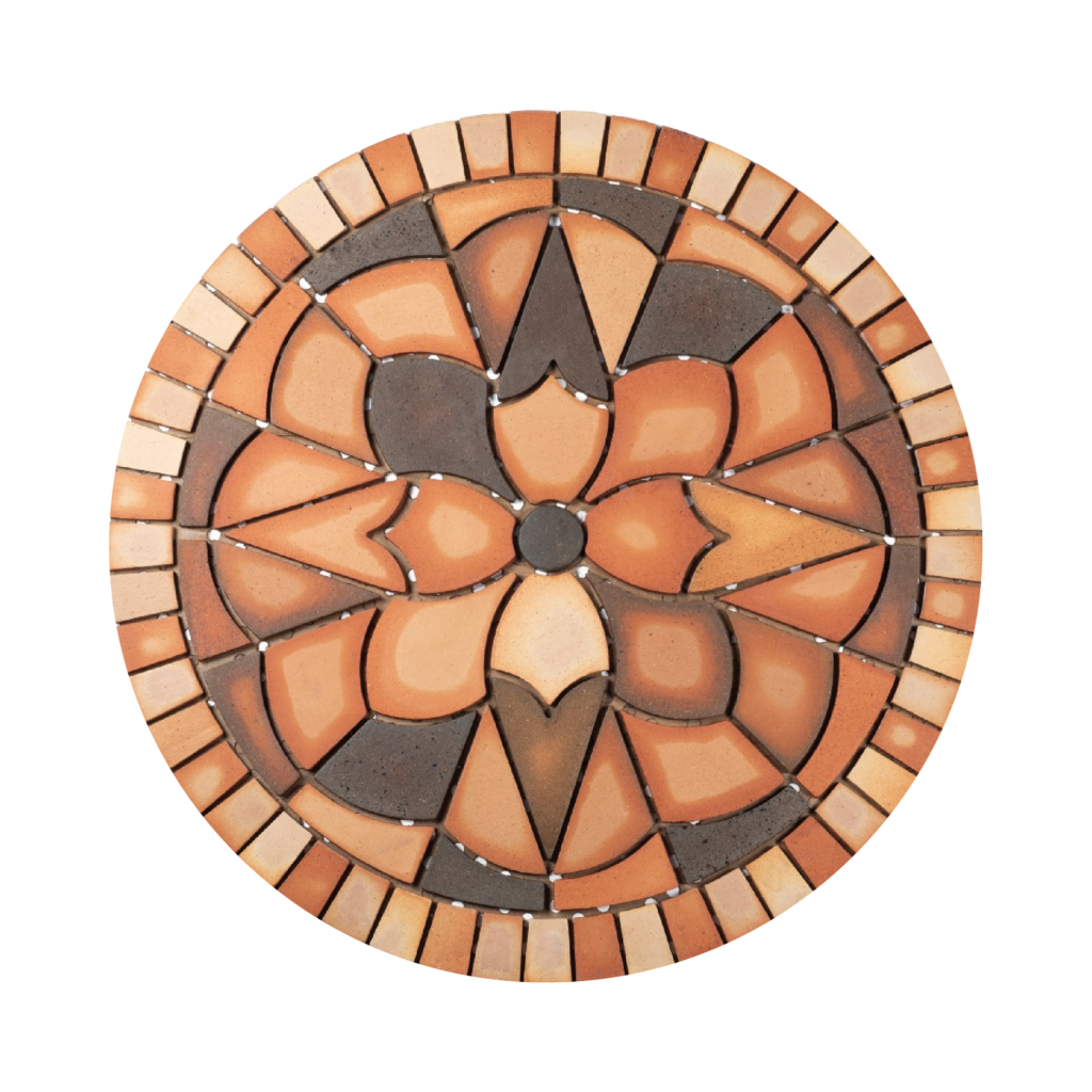 Rosetón en Gres Versalles - Colgres